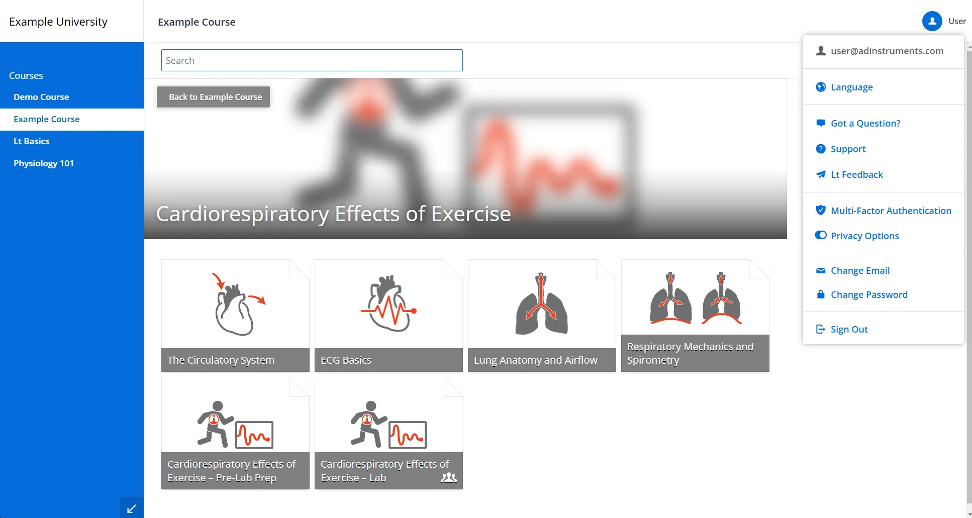 Lt Student Homepage | ADInstruments